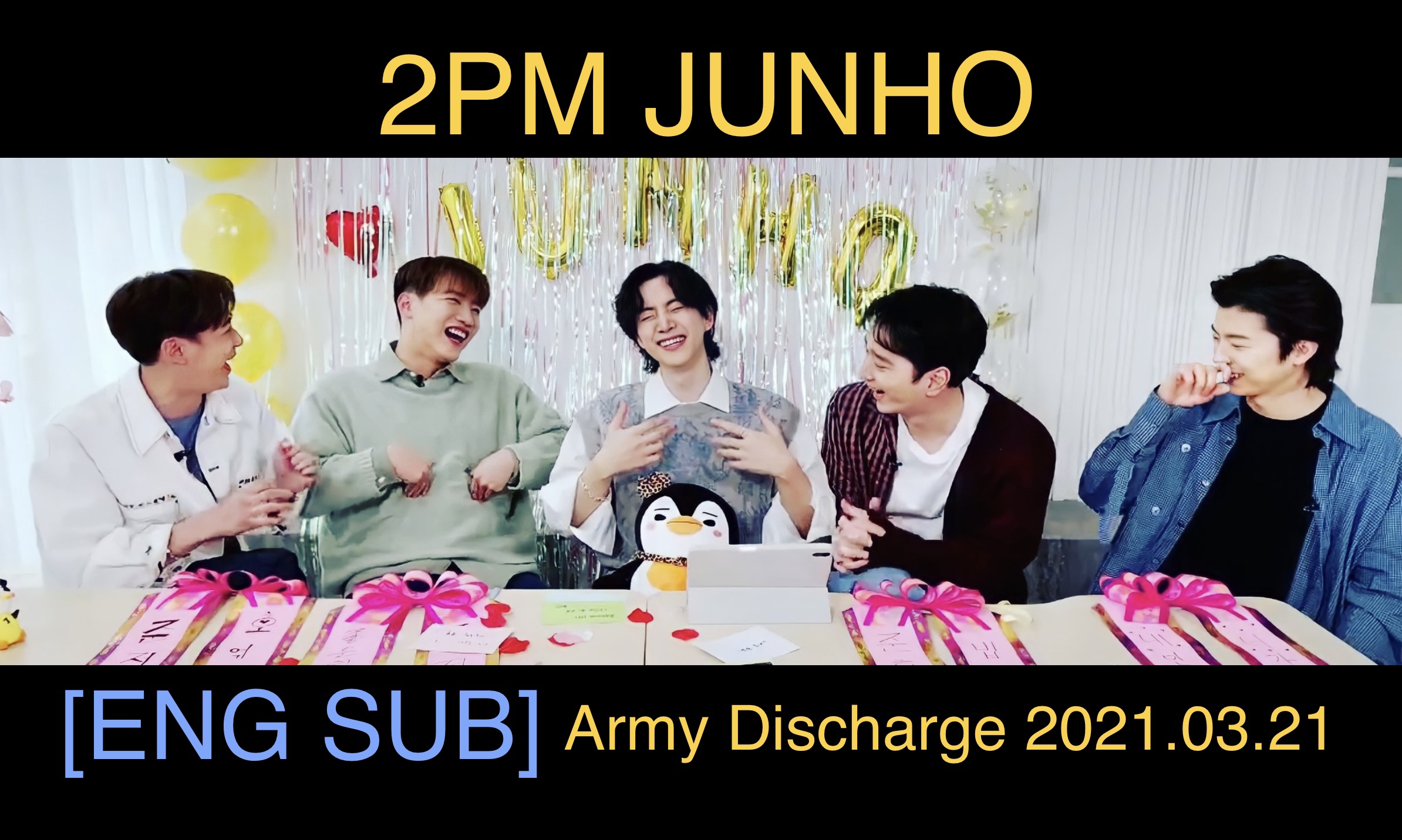 ENG SUB – 2PM Junho – 2021.03.21 Junho’s Army Discharge Live – JLML718 ...
